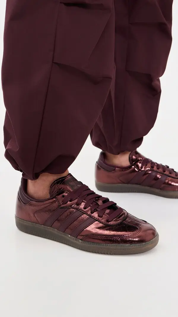 Adidas Samba Og Leather Sneakers - Maroon/gum 5