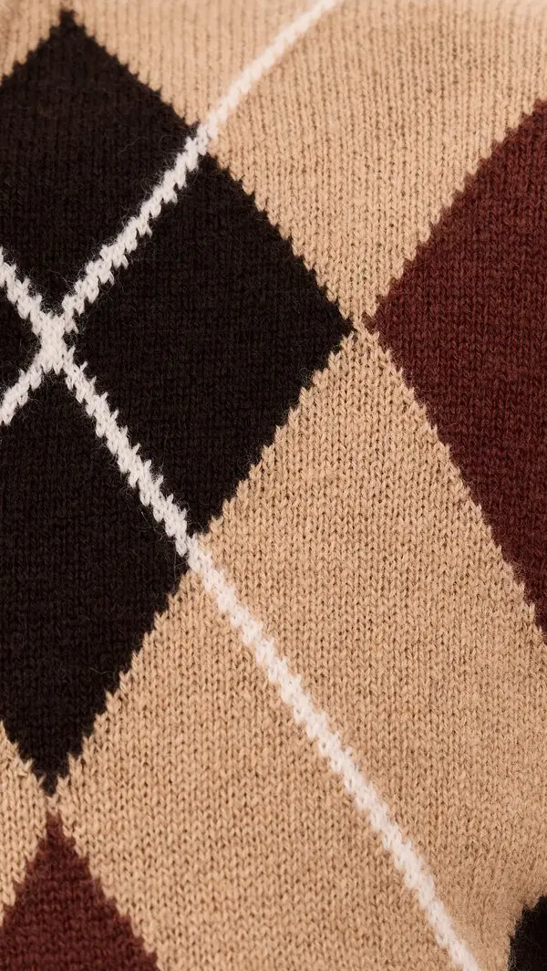 MSGM Argyle Sweater