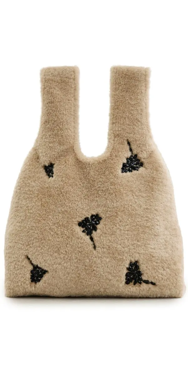 Simone Rocha Faux Fur Shopper Bag