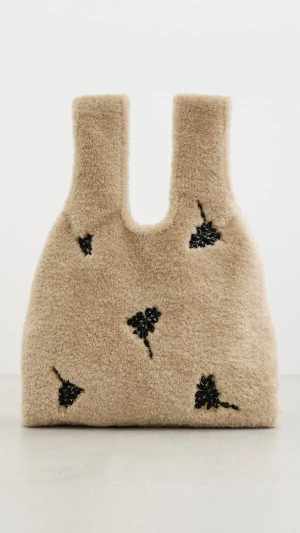 Simone Rocha Faux Fur Shopper Bag