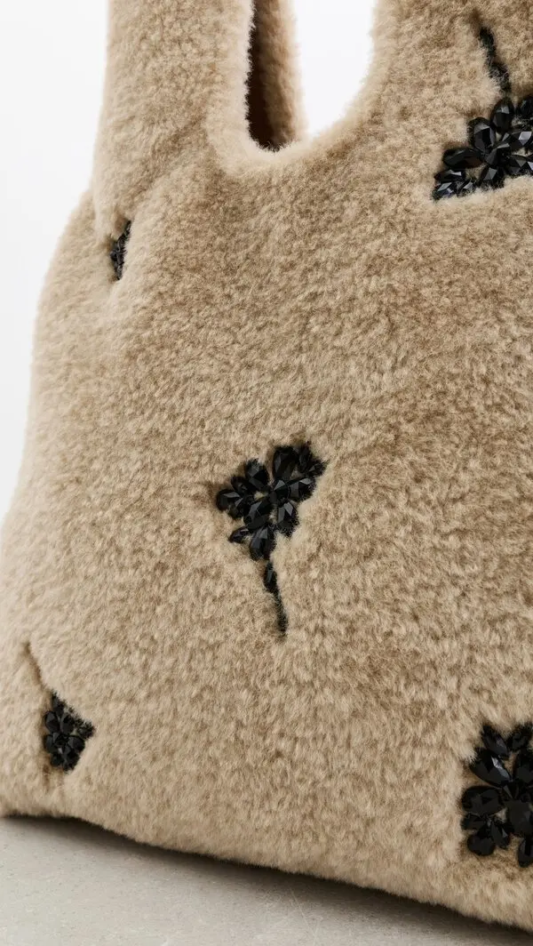 Simone Rocha Faux Fur Shopper Bag
