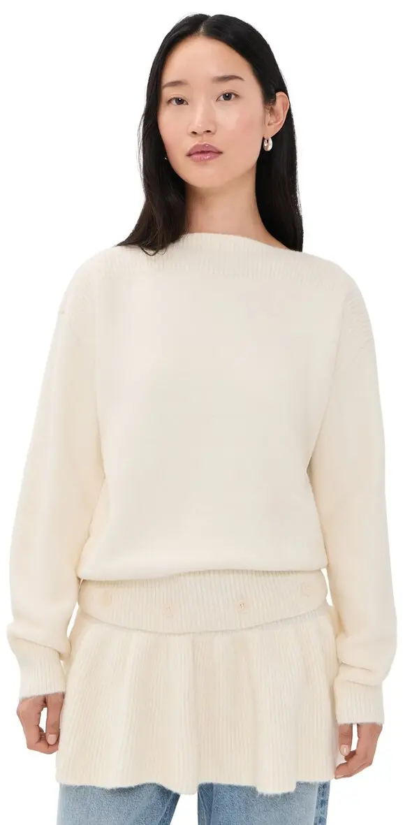 Source Unknown Corinth Peplum Sweater