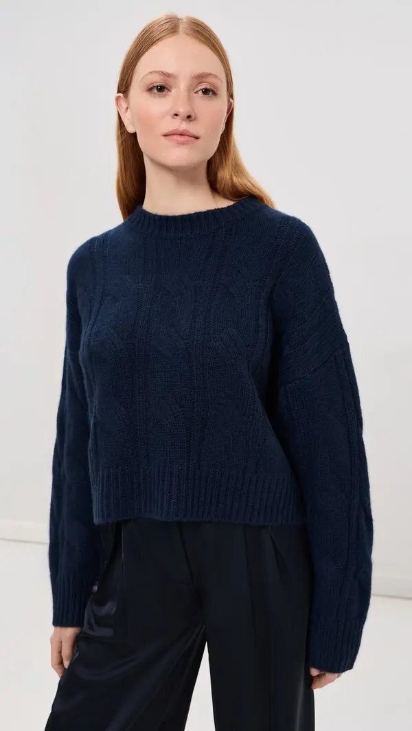 Sablyn Tristan Cashmere Crew Neck Pullover