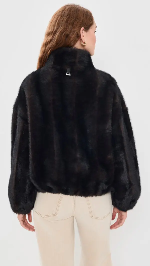 Apparis Iris Shaved Mink Bomber Jacket