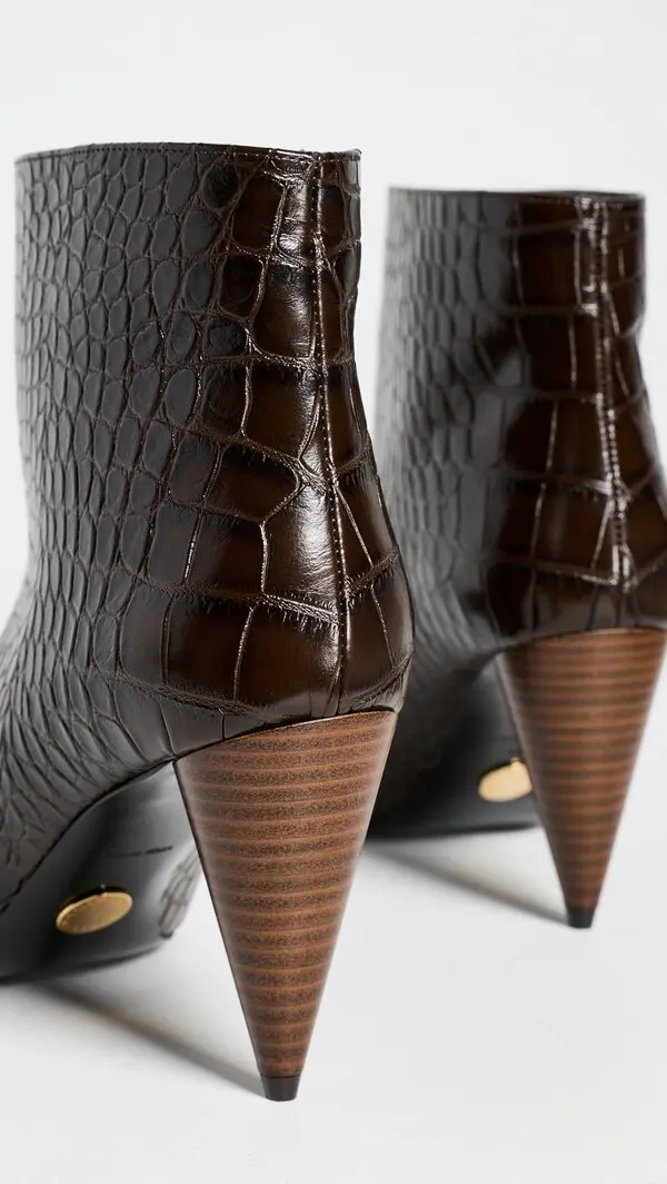 Stella McCartney Wide Cone Heel Booties