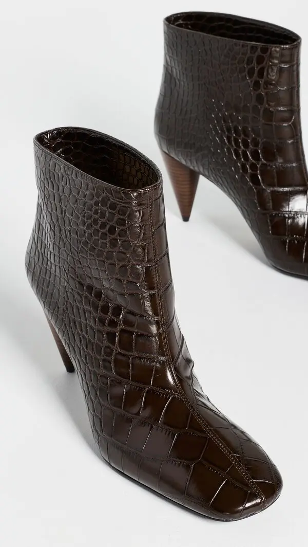 Stella McCartney Wide Cone Heel Booties