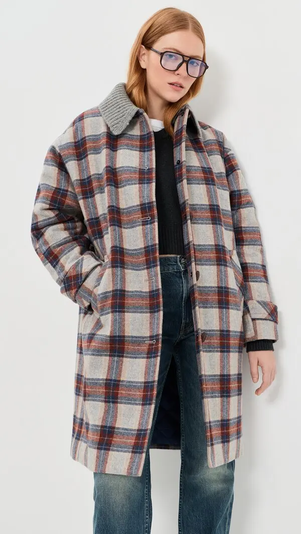 Veronica Beard Laurent Dickey Collared Coat