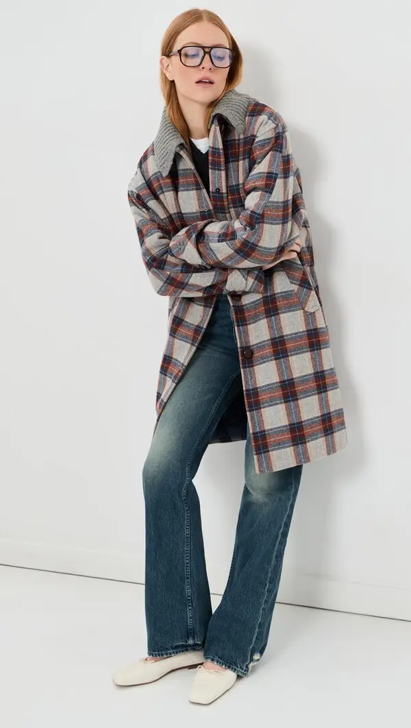 Veronica Beard Laurent Dickey Collared Coat