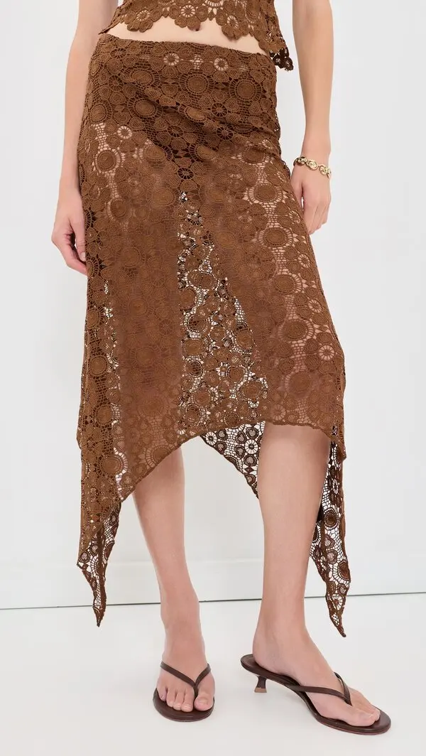 Lioness Trophy Midi Skirt