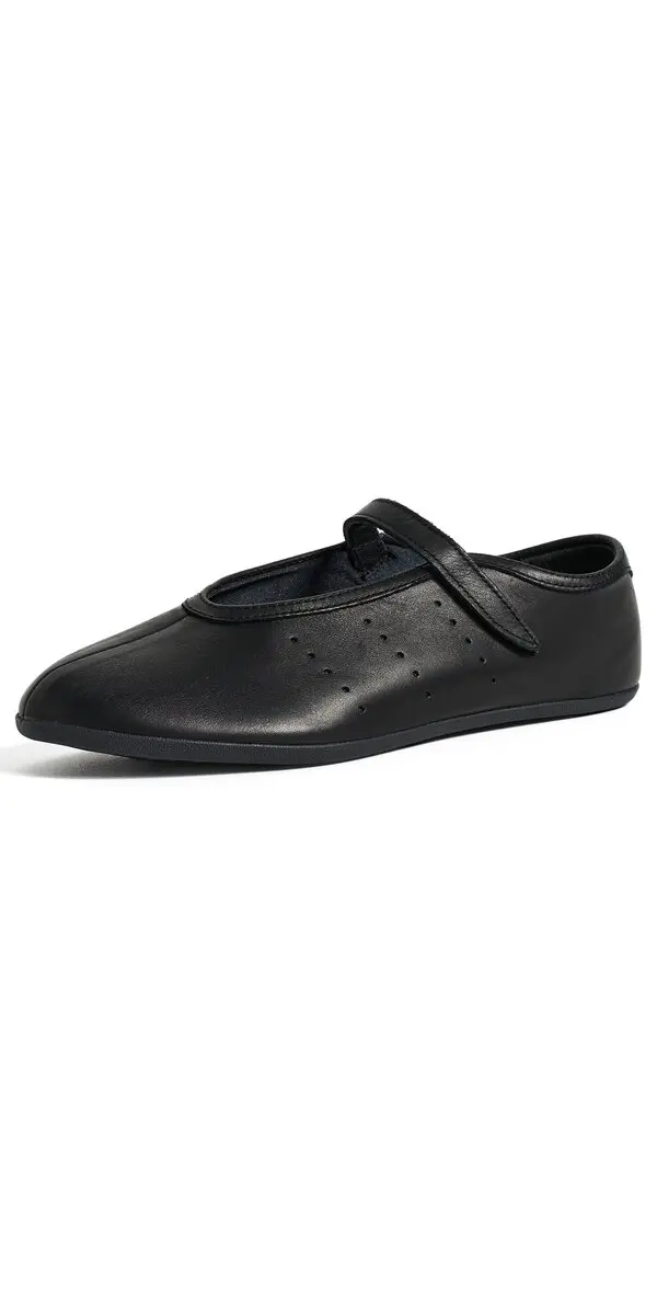 Adidas Stan Smith Lo Ballet Flats - Black/black/black