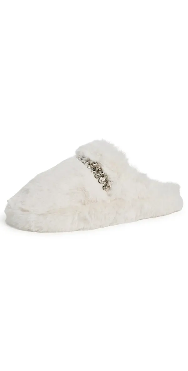Free People First Frost Faux Fur Slippers