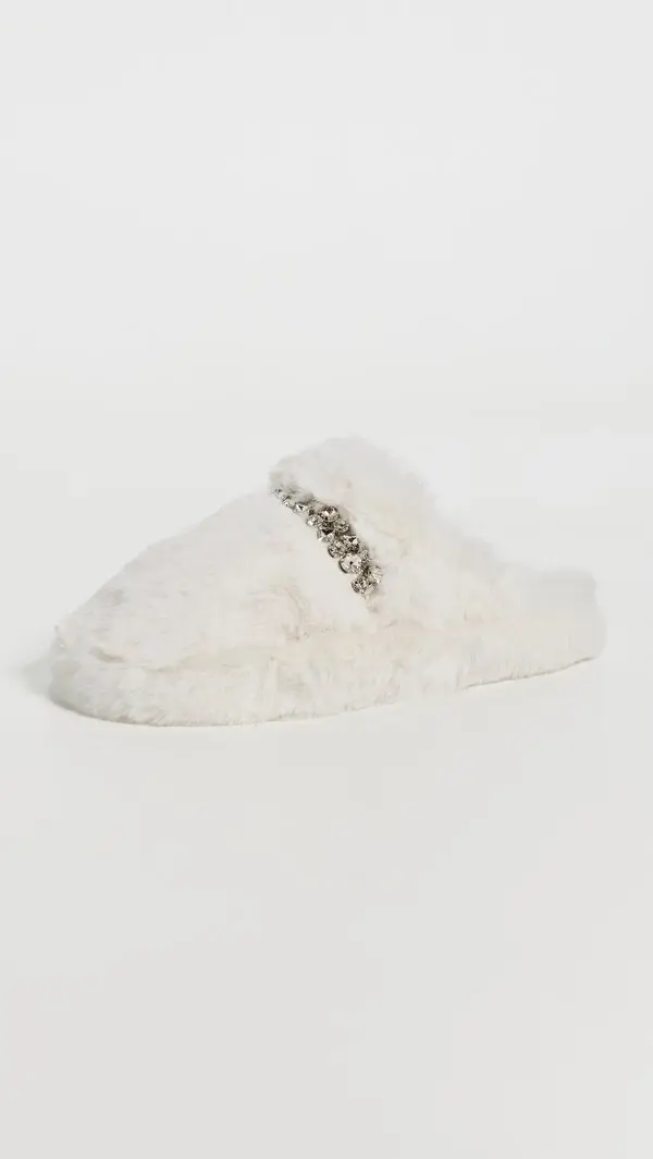 Free People First Frost Faux Fur Slippers