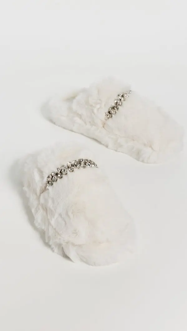 Free People First Frost Faux Fur Slippers