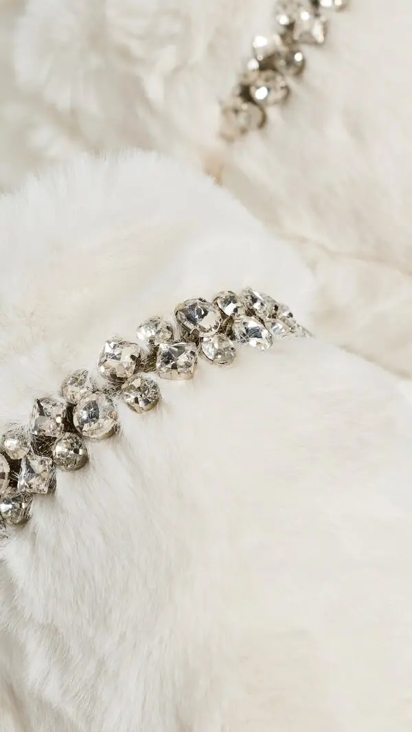 Free People First Frost Faux Fur Slippers