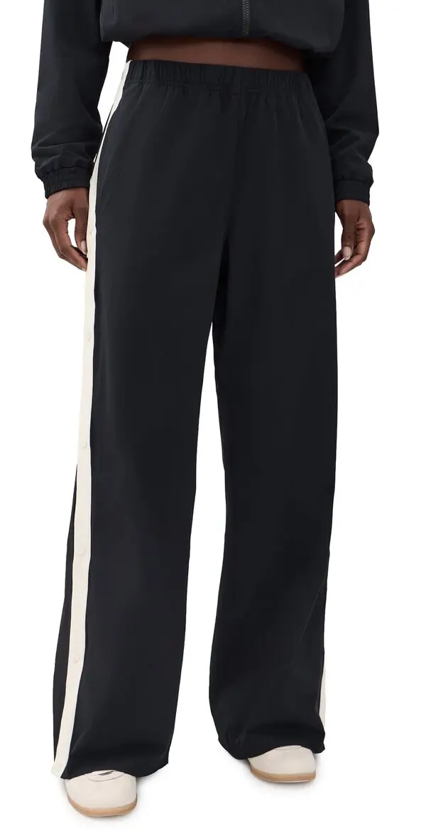 Splits59 Jordan Nylon Twill Tearaway Pants - Black/creme