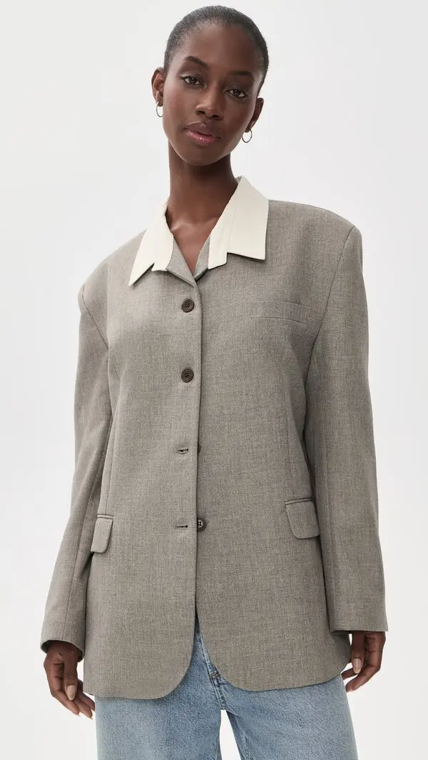 Source Unknown Suki Collar Blazer
