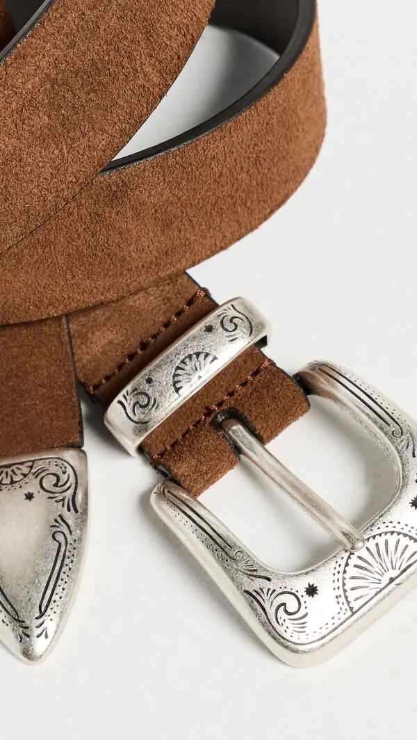 Anderson's Narrow Casual Nubuck Belt