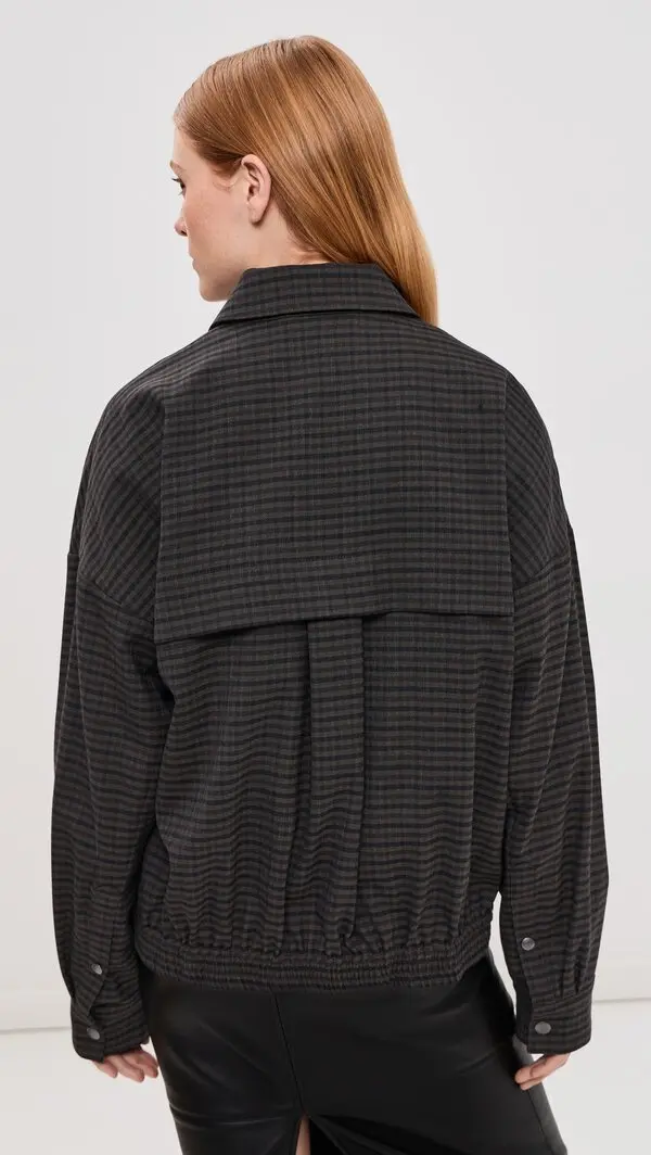 Tibi Cedrick Suiting Bomber Jacket