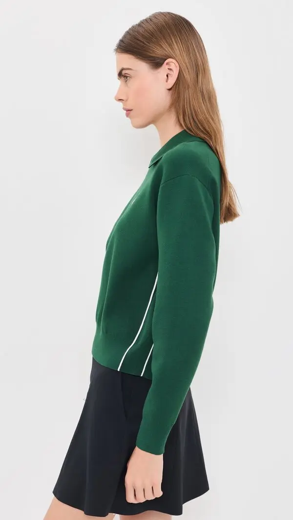 Rlx Ralph Lauren Long Sleeve Collared Sweater
