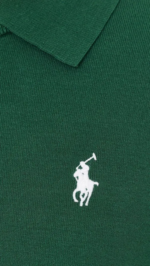 Rlx Ralph Lauren Long Sleeve Collared Sweater