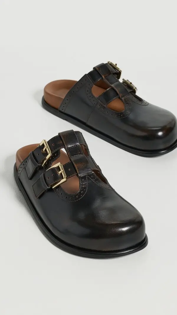 Free People Shoreditch Buckle Mules