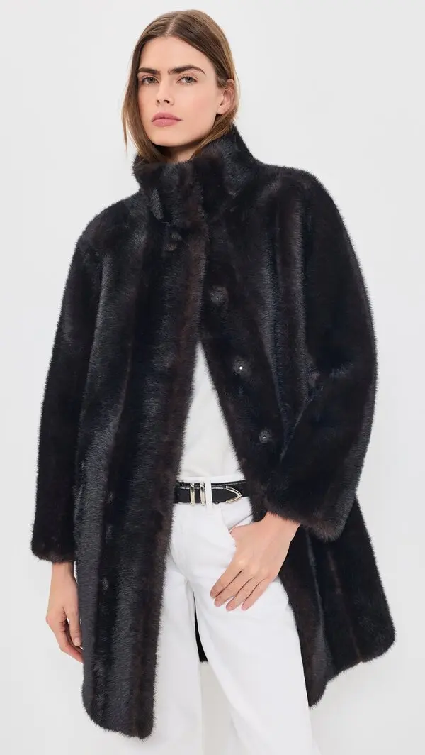 Apparis Blair Shaved Mink Coat