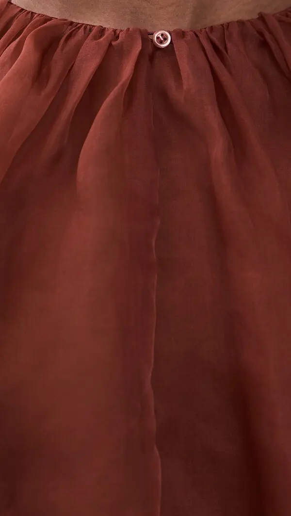 FRAME The Sheer Balloon Blouse