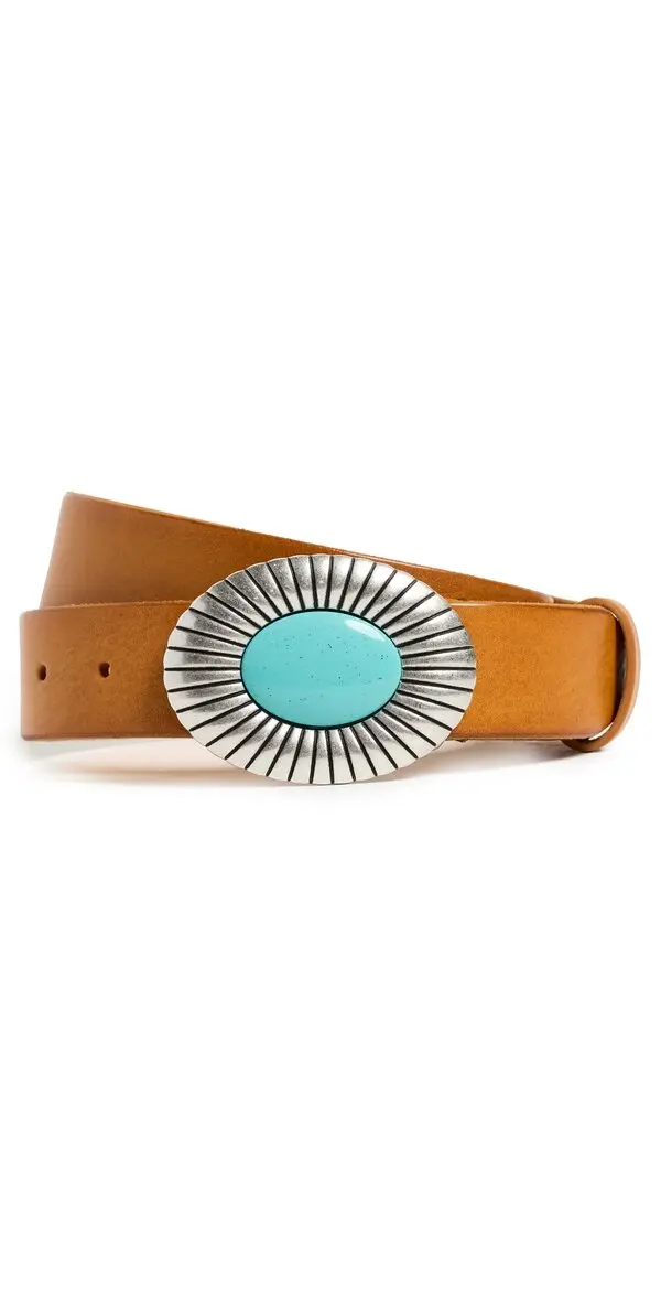 Anderson's Full Grain Leather Belt - Yellow