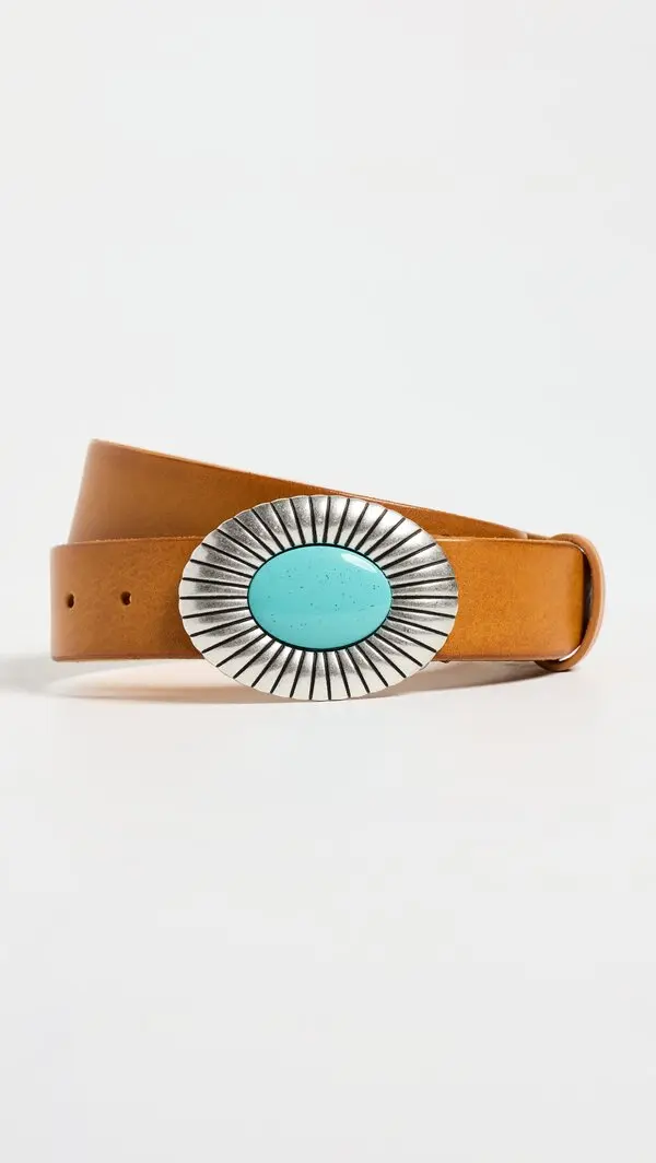 Anderson's Full Grain Leather Belt - Yellow