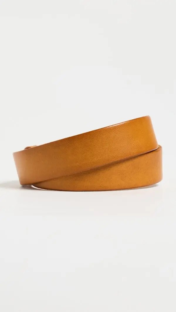 Anderson's Full Grain Leather Belt - Yellow