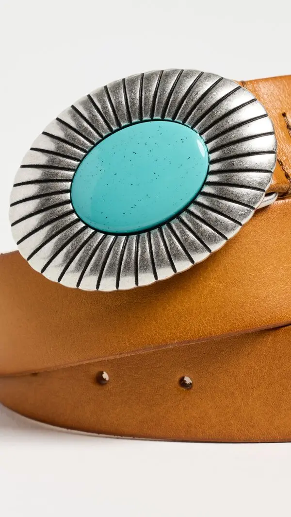 Anderson's Full Grain Leather Belt - Yellow