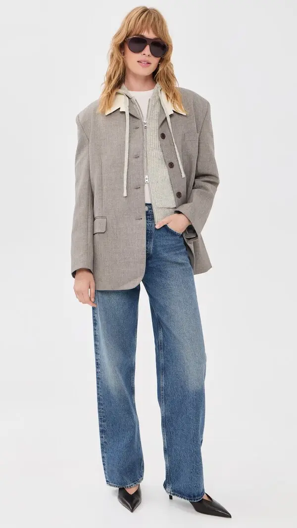 DUNST Hooded Knit Cardigan