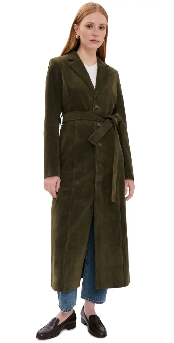 Joe's Jeans The Faux Suede Long Coat