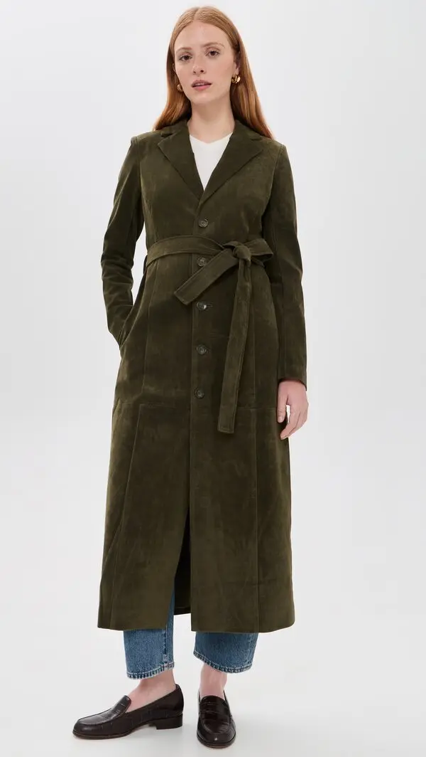 Joe's Jeans The Faux Suede Long Coat