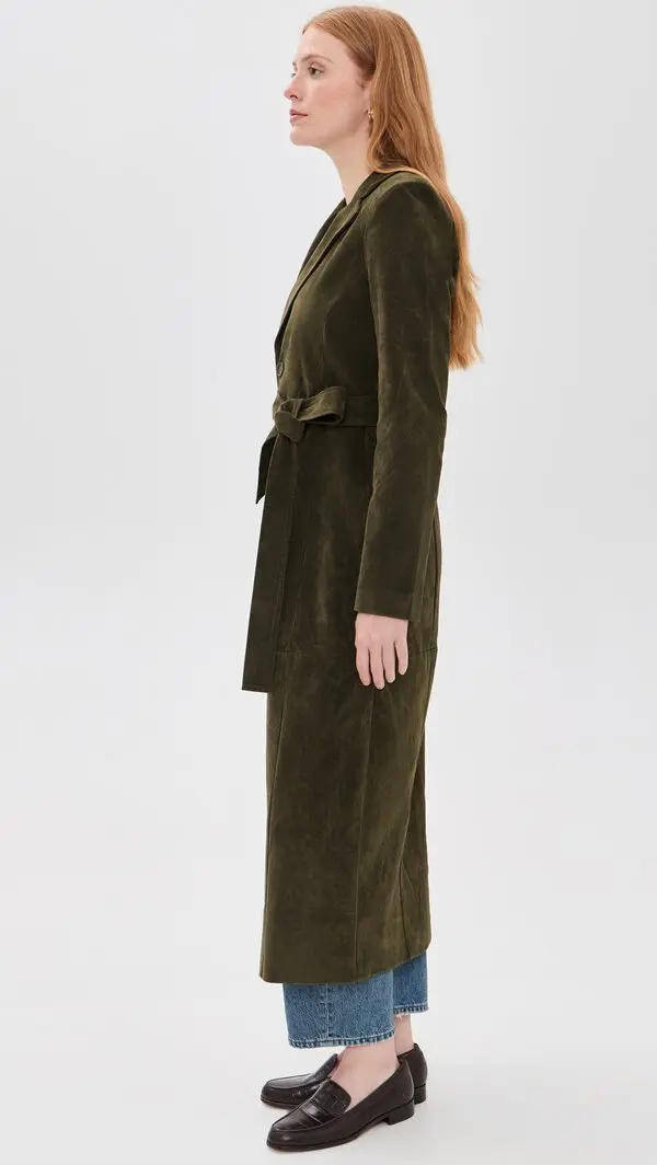 Joe's Jeans The Faux Suede Long Coat