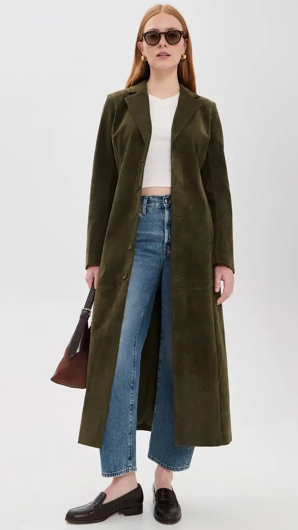 Joe's Jeans The Faux Suede Long Coat