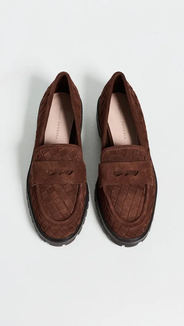 LOEFFLER RANDALL Rina Lug Sole Loafers