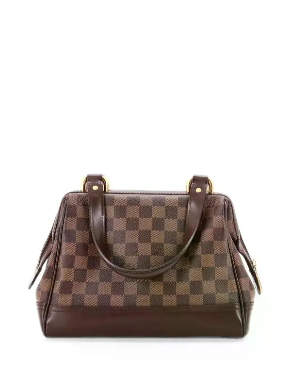 LOUIS VUITTON Knightsbridge Handbag Damier Satchel - Brown
