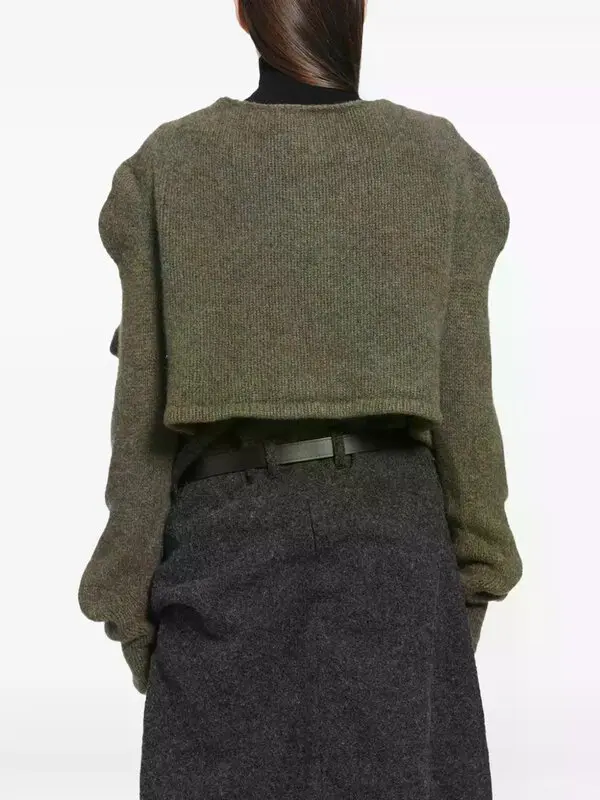 PILLINGS Draped Cashmere Cardigan