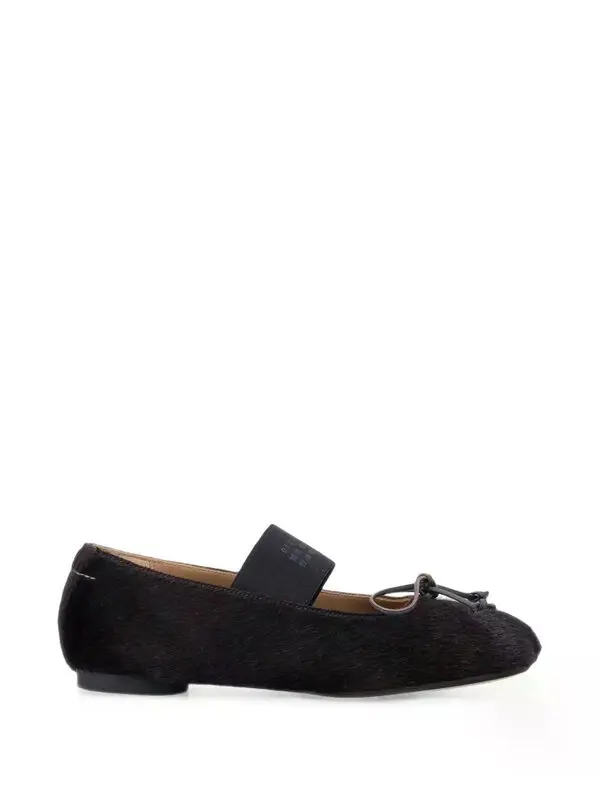 MAISON MARGIELA Anatomic Numeric Elasticated-strap Ballet Flats