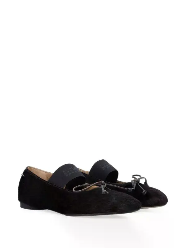 MAISON MARGIELA Anatomic Numeric Elasticated-strap Ballet Flats