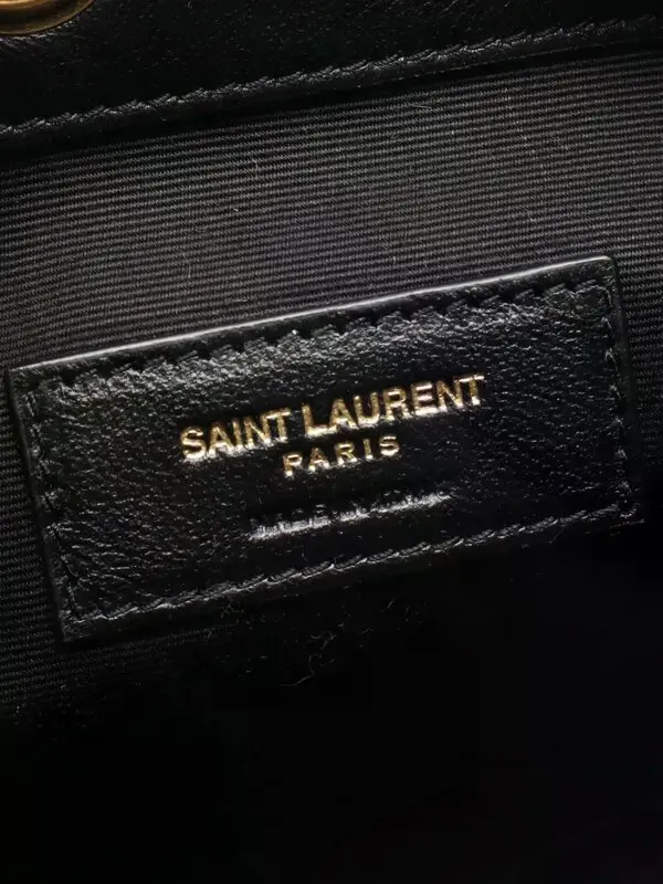 Saint Laurent 2020s Joe Quilted Bucket Mini Bag
