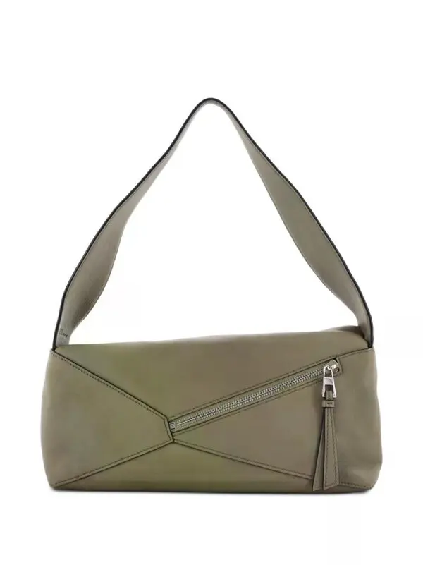Loewe Puzzle Leather Hobo Bag - Green