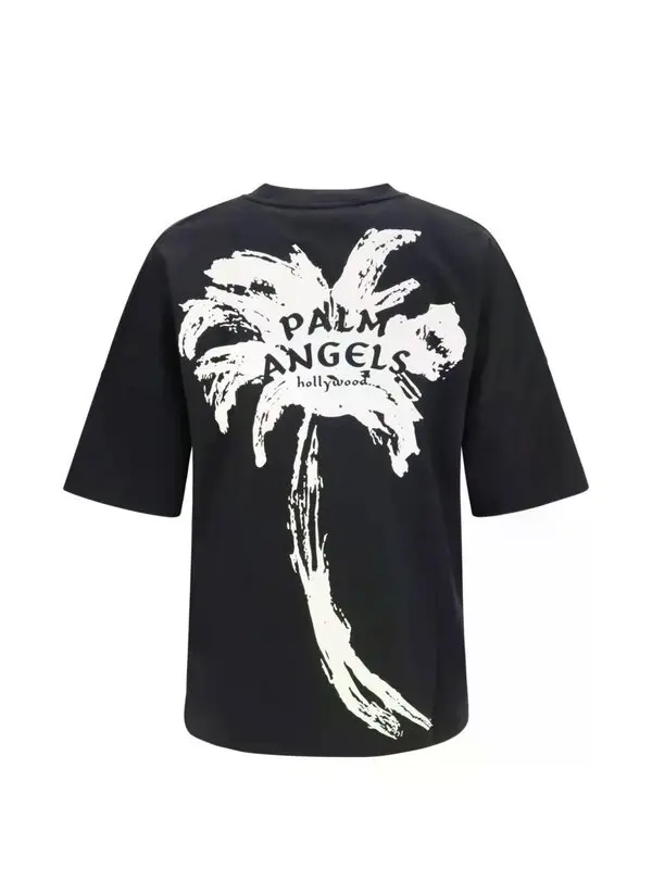Palm Angels Logo-print Palm-tree T-shirt