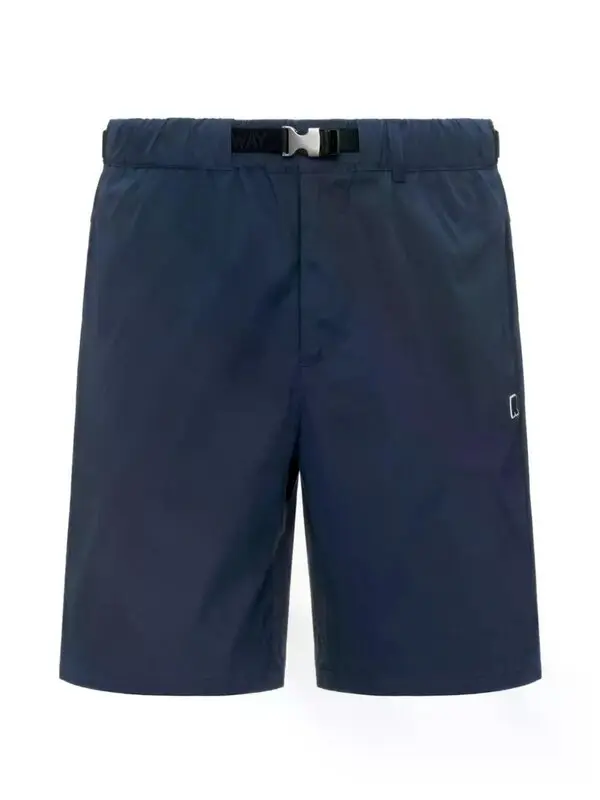 K-WAY Bourrier Logo Patch Shorts