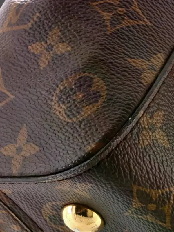 LOUIS VUITTON Cluny Top Handle Bag Monogram Canvas Mm Shoulder Bag