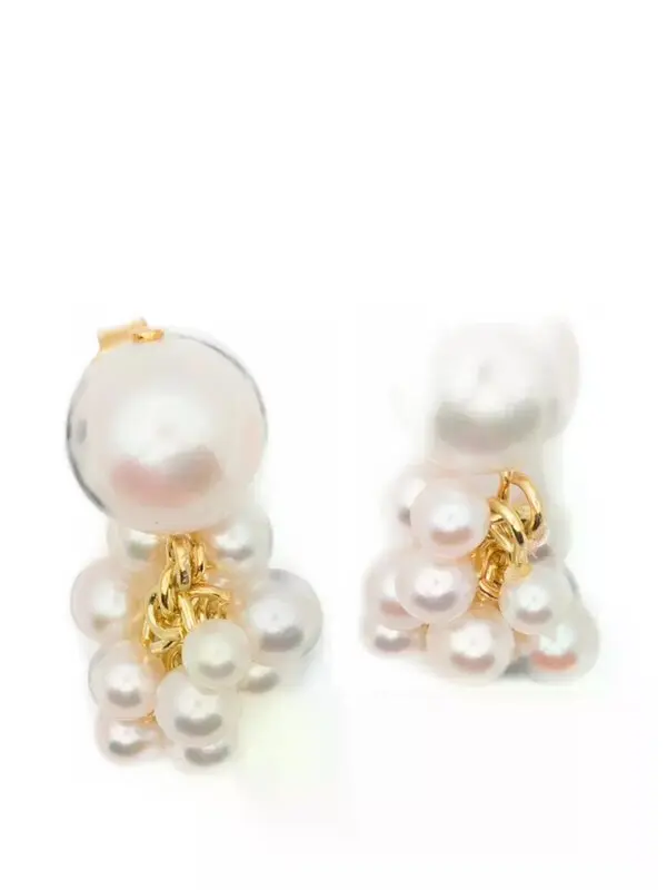 Completedworks Til The Stars Wane Pearl Earrings - Gold