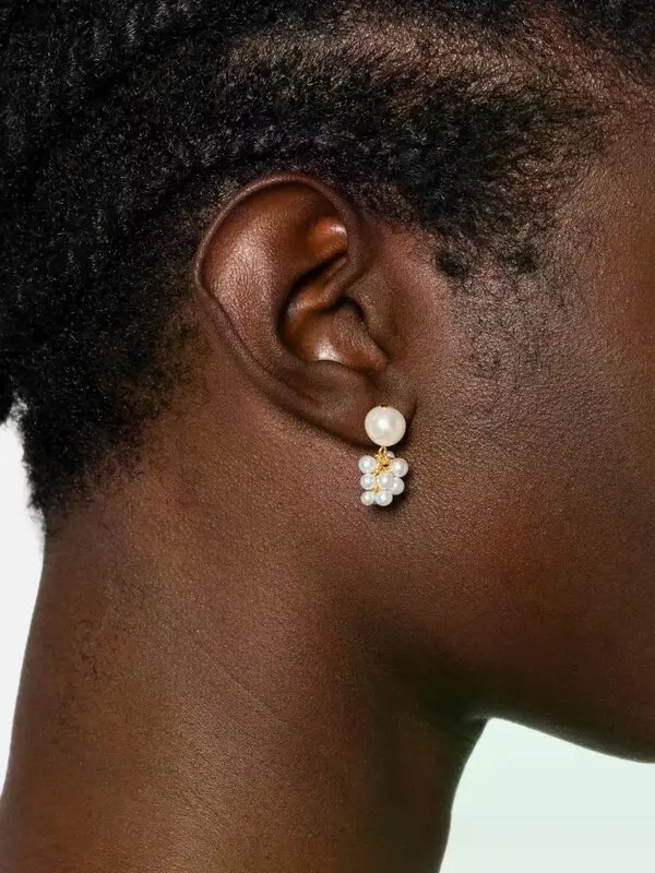 Completedworks Til The Stars Wane Pearl Earrings - Gold