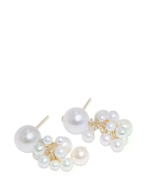 Completedworks Til The Stars Wane Pearl Earrings - Gold