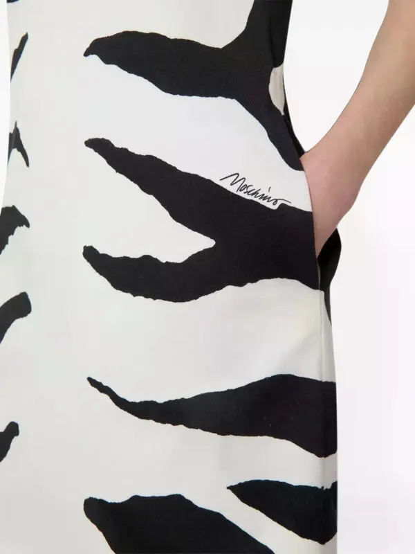 Moschino Heavyweight Printed Cotton Dress